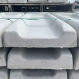 "NuCast Solid Precast Concrete Splash Block 3""x11""x30"" - Rain and ...