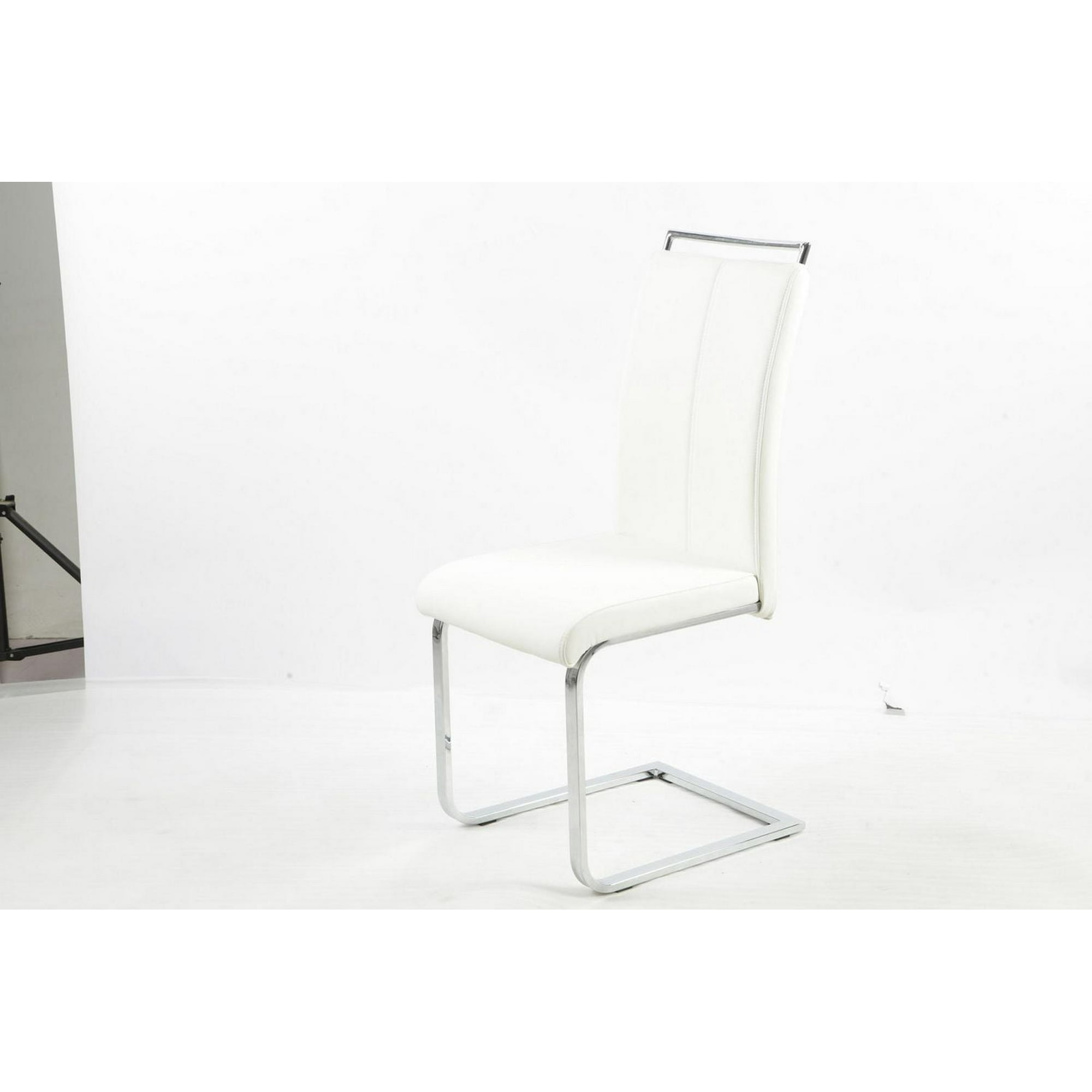 Click here for Aerys Max Dining Chairs In White Pu((Set Of 4) prices