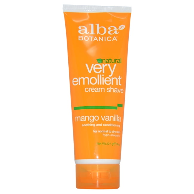 Alba Botanica Very Emollient Cream Shave Mango Vanilla - 8 Oz - Walmart.ca