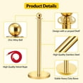 Trilenars Red Carpet Poles for Red Carpets, Theaters, Parties, Weddings ...