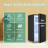 TACOOL Refrigerator with Top Freezer 3.5Cu.ft Two Door Small Mini ...