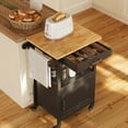 "Asofer Rolling Kitchen Island Cart, Portable Kitchen Storage, Drawer ...