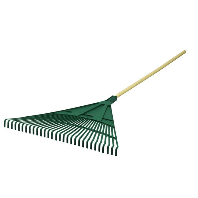 Yoho 567422 30 in. American Choice Flat Front Polyleaf Rake with 48 in ...