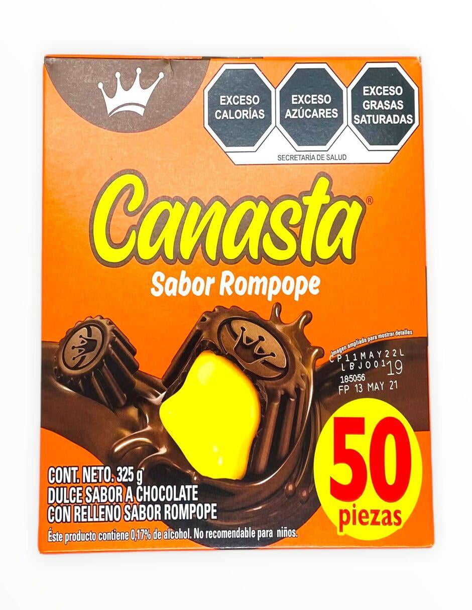 Pack de 24 Chocolate Canasta La Corona Rompope 24/50PZ La Corona ...