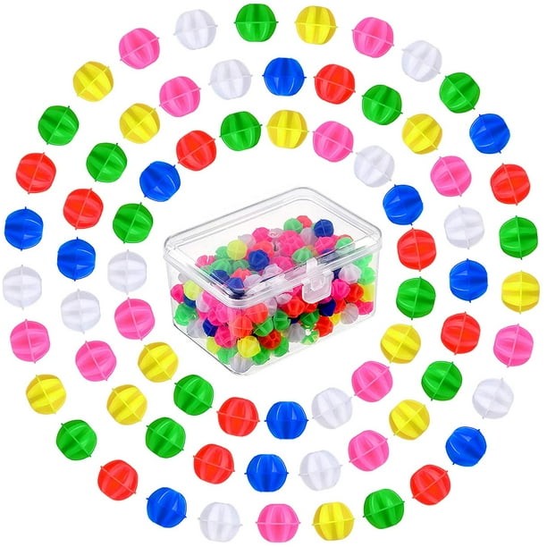 324 Pieces Bicycle Wheel Spokes Bead Assorted Colors Bike Wheel Beads ...
