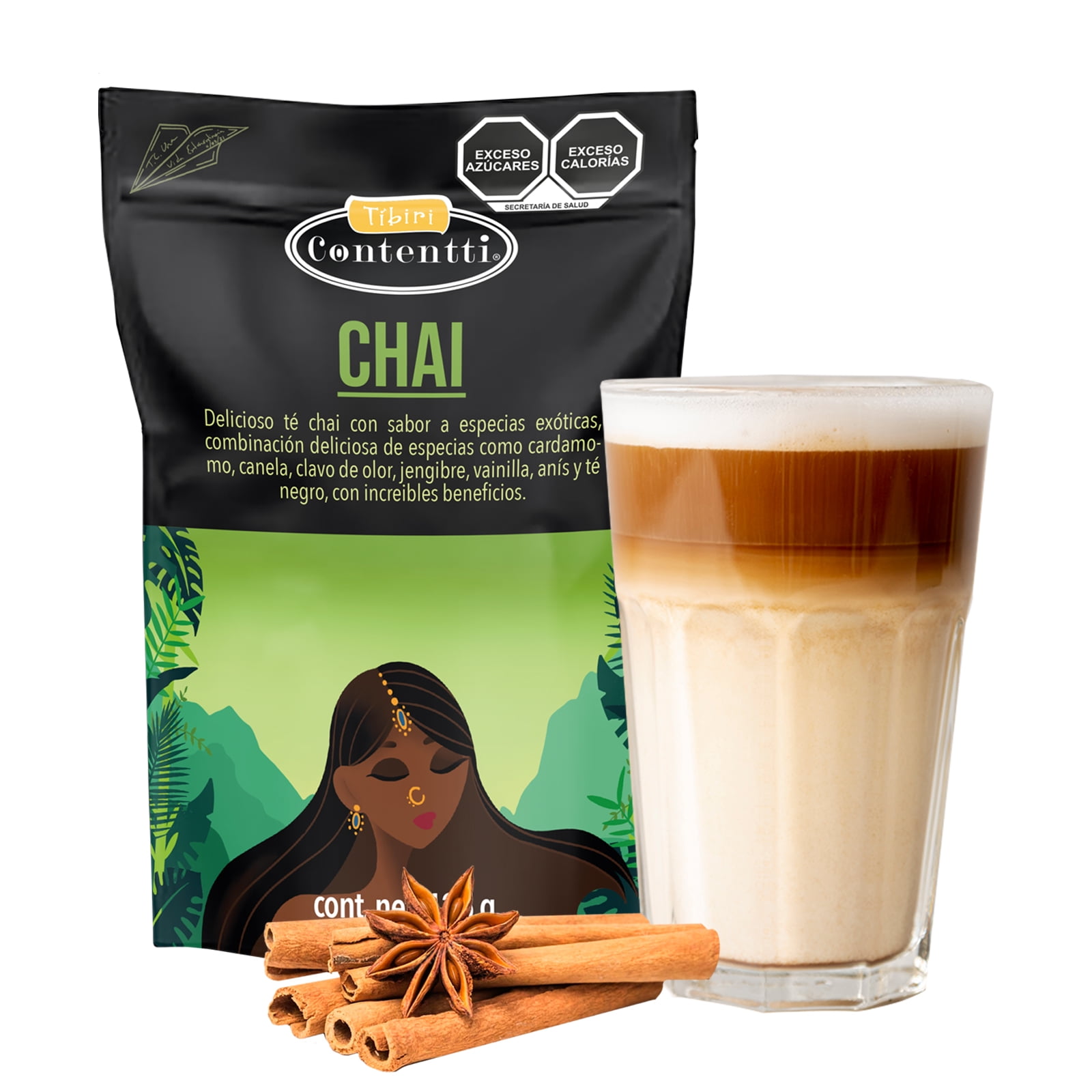 Chai Latte Tíbiri Contentti 125 g | Walmart en línea