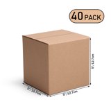 40 Packs 5x5x5 Shipping Boxes,Cardboard Boxes for Small Business ...
