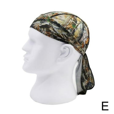 Gray Camo Do Rag Camouflage Grey Bandana Wrap Motorcycle Skull Cap ...