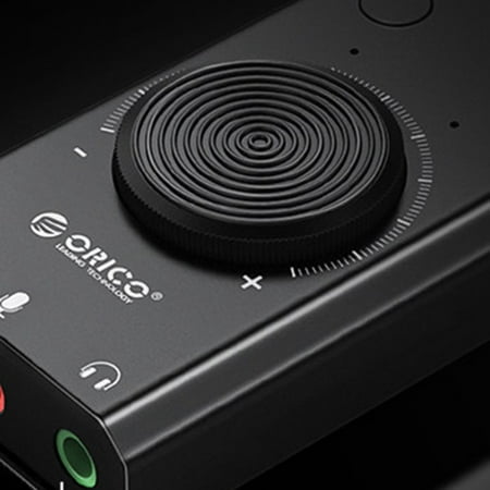 USB External Sound Cards 3 Ports Microphone Output Volume No Driver USB ...