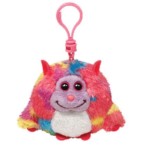 TY Monstaz - WILLY the Tie-Dyed Monster (Plastic Key Clip - 3 inch ...