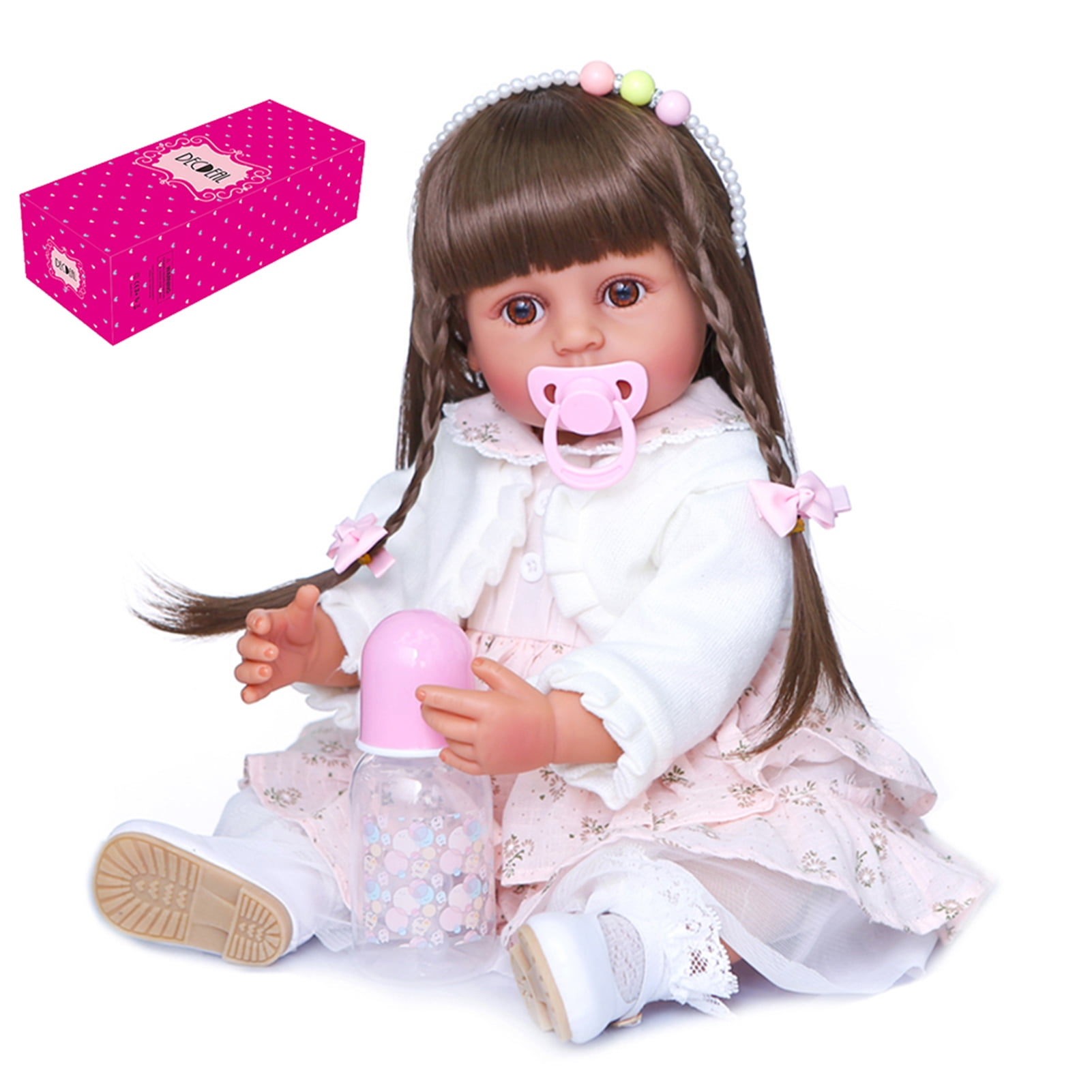 Click here for Decdeal Reborn Dolls 22 Inch Silicone Full Body Re... prices
