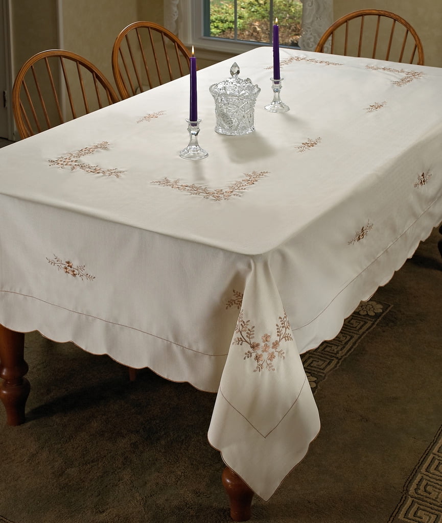 Blossom Embroidered Vintage Design Tablecloths - Walmart.com