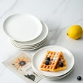 XINLTC, Ceramic Appetizer Plates, 5.6 inch, White, Round Set of 8 ...
