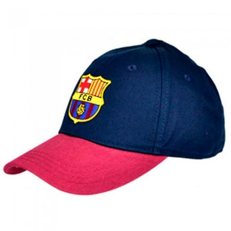 FC Barcelona Official Mens Football Crest Design Baseball Cap ...
