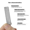 50Pcs Single Edge Razor Blades, Stainless Steel Refills, Eyebrow ...