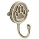 Franklin Brass Paw Print Hook in Satin Nickel - Walmart.com