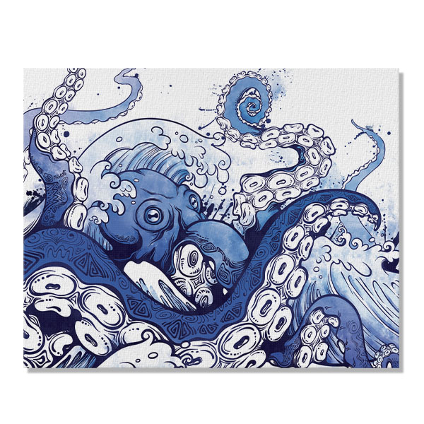 Wayfare Art Canvas Prints Poster, 8 x 10 inch Wall Decor Canvas Artwork ...