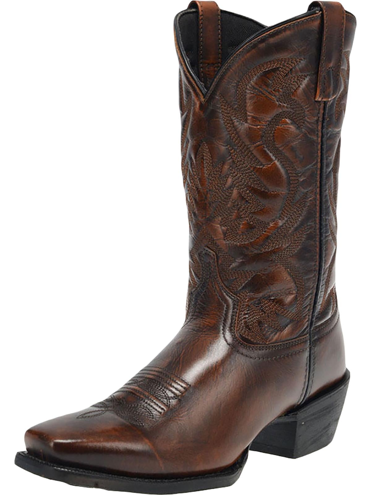 Laredo Mens Lawton Leather Cowboy Cowboy, Western Boots - Walmart.com