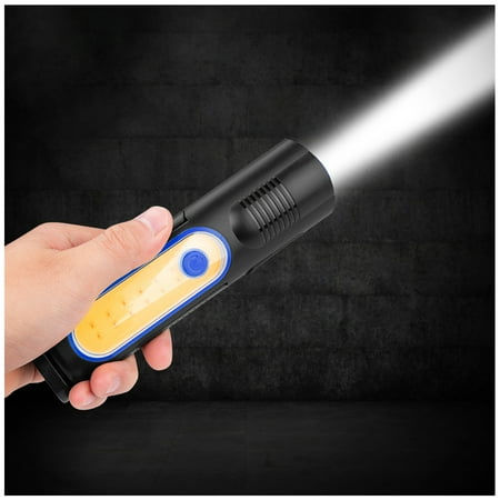 COB LED USB Rechargeable Work Light Car-repairing Lights Flashlight ...