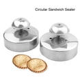 Round Sandwich Cutter and Sealer Mini Pie Moulds Dough Press Mold Hand ...