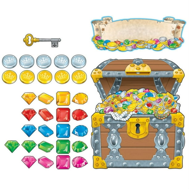 Big Treasure Chest Bulletin Board Set - Walmart.com