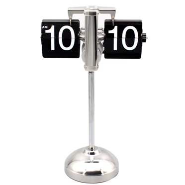 Brass/ Alum. Lamp Post Clock One Sided - Walmart.com