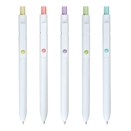 fastboy 5 Pieces Ink Pen Retractable Rolling Ball Pens Detachable ...