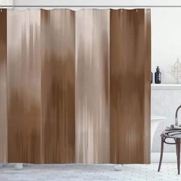 Ambesonne Earth Tones Shower Curtain, Modern Abstract, 69"Wx75"L, Pale ...