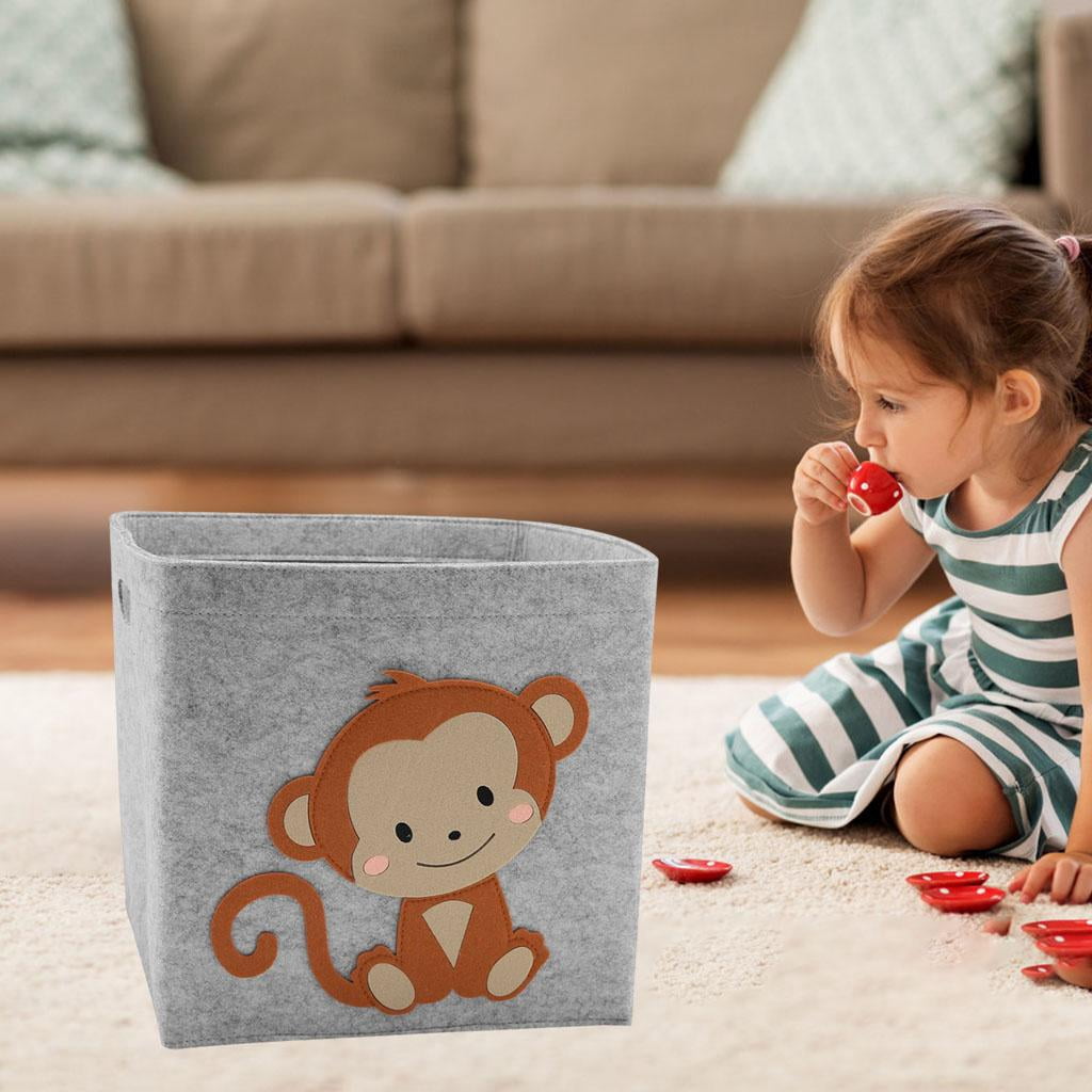 Papeles de almacenamiento de fieltro apilable Bins Rectangular kids ...