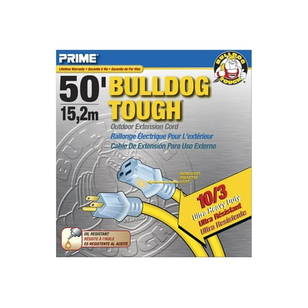 Prime Bulldog Tough LT511930 - Power extension cable - NEMA 5-15 (F) to ...
