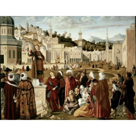 St. Stephen Preaching at Jerusalem , Vittore Carpaccio (c. 1460-1526 ...
