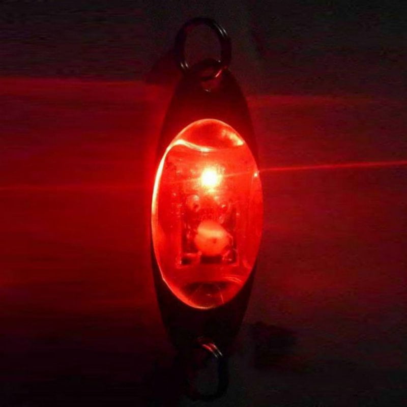 Flash Fish Lure LED Light Lamp Underwater Deep Drop Eye Shape Fishing ...