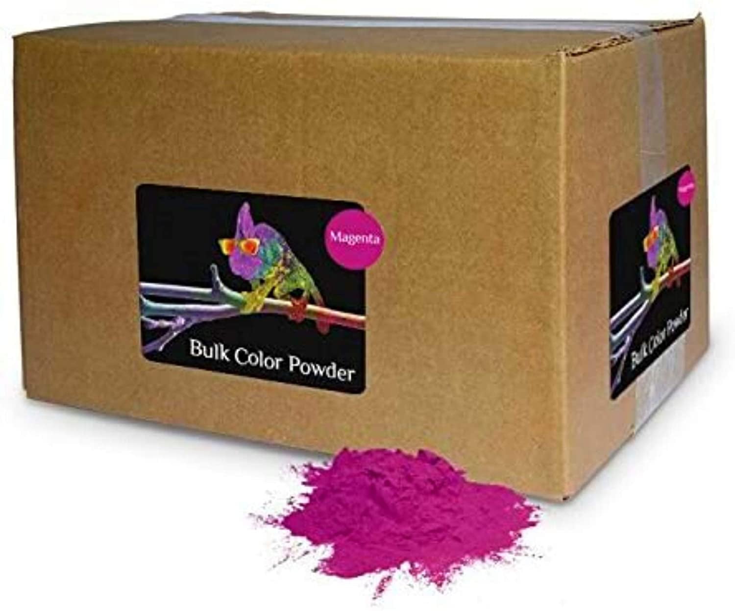 Chameleon Colors Bulk Color Powder, Magenta Holi Colored Chalk, 25 ...