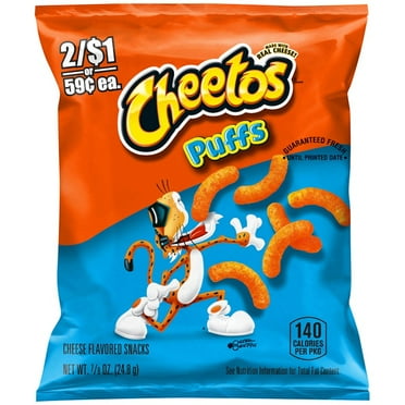 Cheetos Flamin’ Hot Smoky Ghost Pepper Puffs, 7 oz - Crunchy Cheddar ...