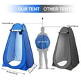 Portable Pop Up Privacy Tent: Camping Toilet, Changing Room, Sun & Rain ...