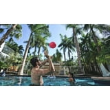 Dunn Rite PoolSport Stainless Combo: Portable Pool Volleyball Net ...