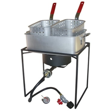 Fryin' Saucer Outdoor Portable Propane Deep Fryer, Camping Grill & More ...