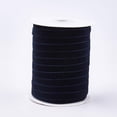 1roll Single Face Velvet Ribbon Midnight Blue 3/8 inch(9.5~10mm ...
