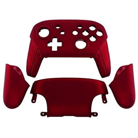 eXtremeRate Red Faceplate Backplate Handles for Nintendo Switch Pro ...