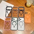 Side Anti-Slip Clear Shockproof Magnetic Phone Case for iPhone ...
