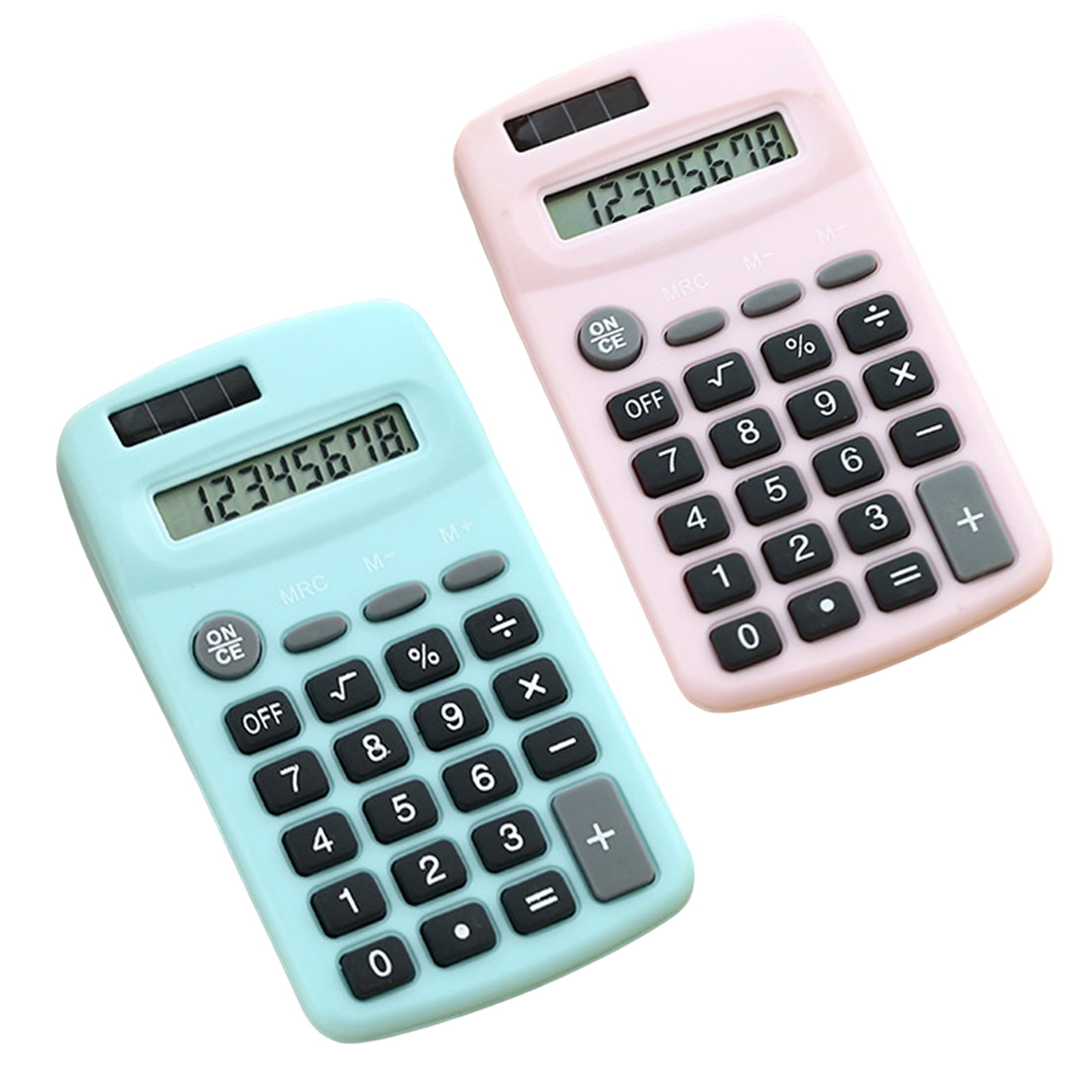 Limei Pocket Size Calculator 8 Digit, Dual Power, Large LCD Display ...