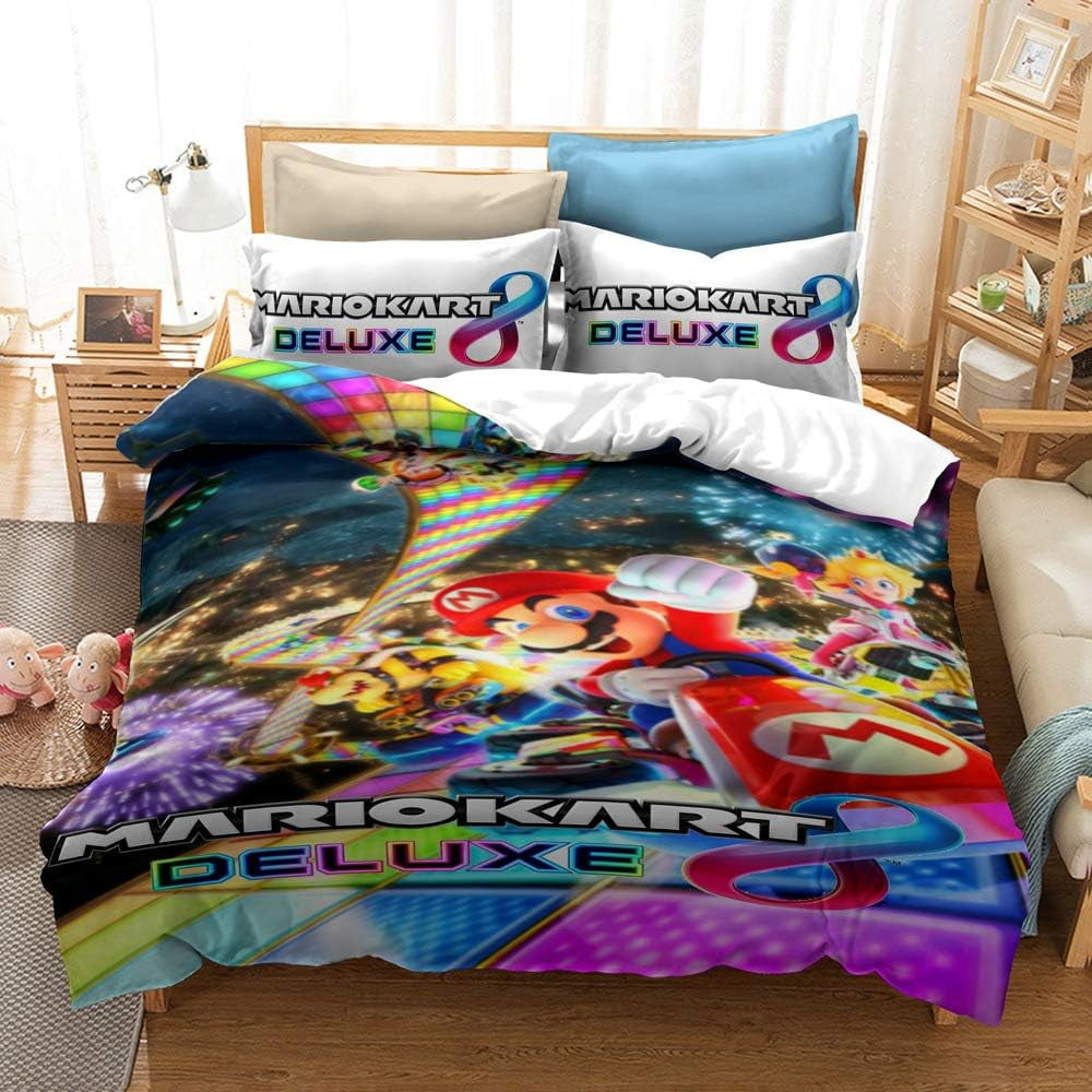 Click here for Surjde 3d Super Mario Duvet Cover Set Kids Teen Ad... prices