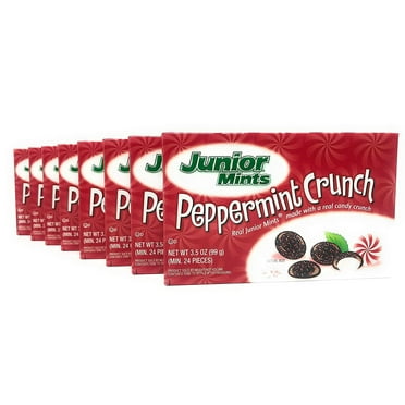 Junior Mints Christmas Peppermint Crunch Candy, Xmas Holiday Box, 3.5 ...