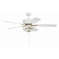 P101WSB5-52WWOK-Craftmade Lighting-Pro Plus - 5 Blade Ceiling Fan with ...