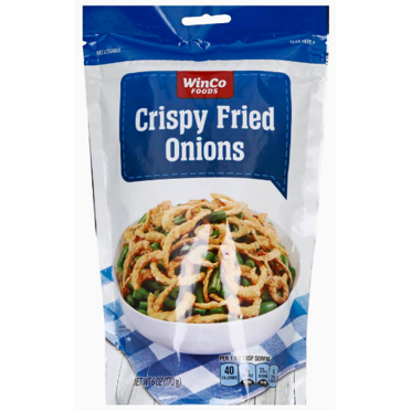 Fresh Gourmet 24 oz Pack of Lightly Salted Crispy Fried Onions ...