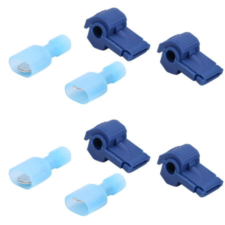 T Tap Wire Electrical Terminals 120 Pairs Quick Splice Terminals ...
