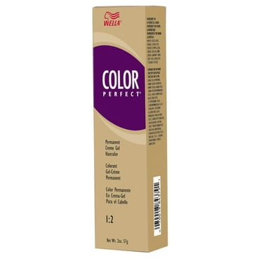 Color Perfect Permanent Creme Gel Haircolor - 4N Medium Brown by Wella ...
