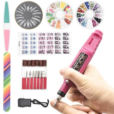 Nail File Art Electric DRILL File Acrylic Manicure Pedicure Portable ...