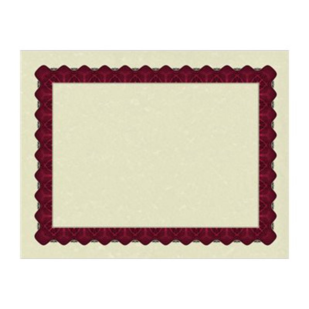 Metallic Red Certificates - 100 Pack - Walmart.com - Walmart.com