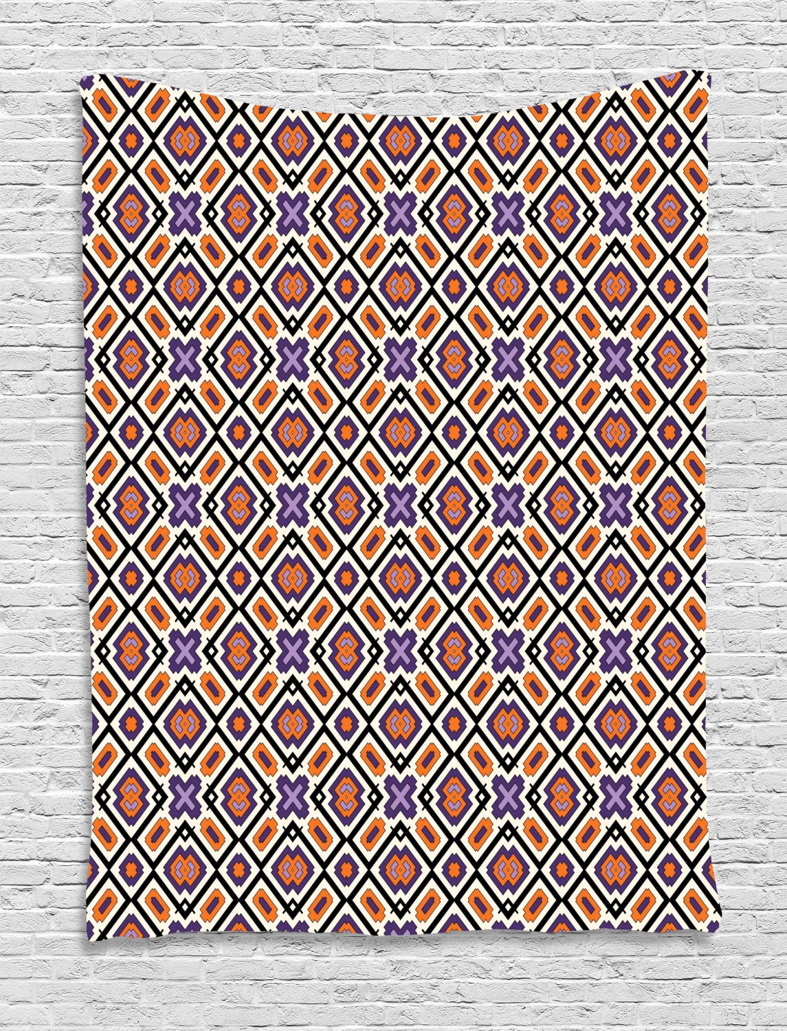 Geometric Tapestry, Composition of Shapes Ornamental Design in ...